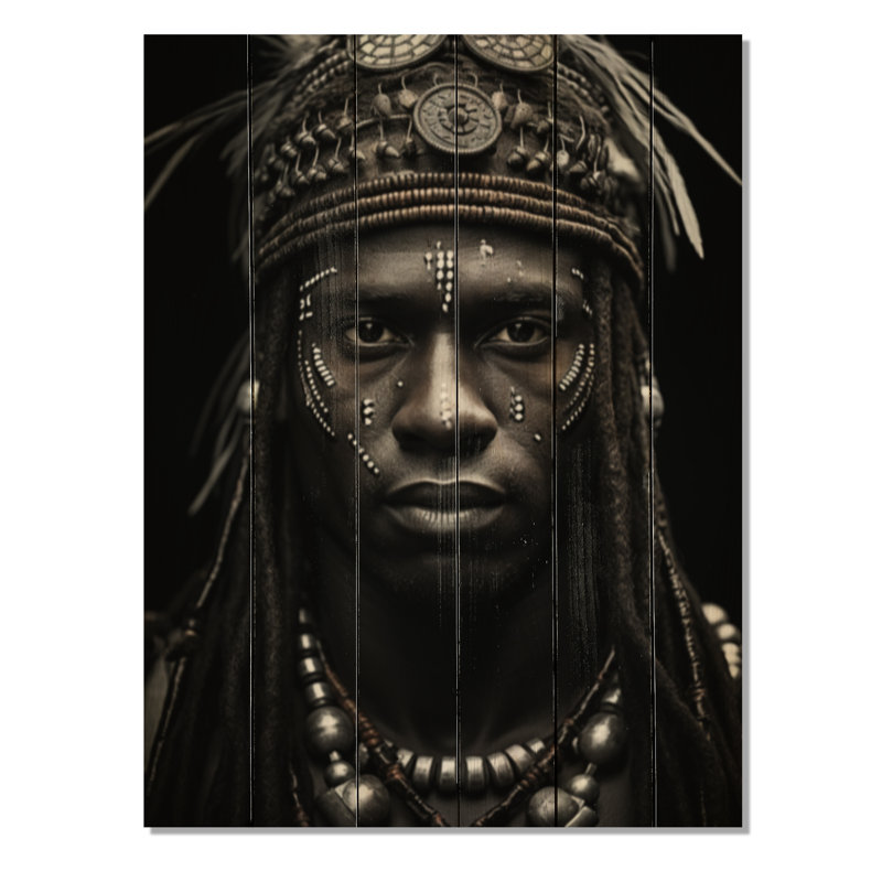 Latitude Run® Jalees African Tribal Warrior II | Wayfair